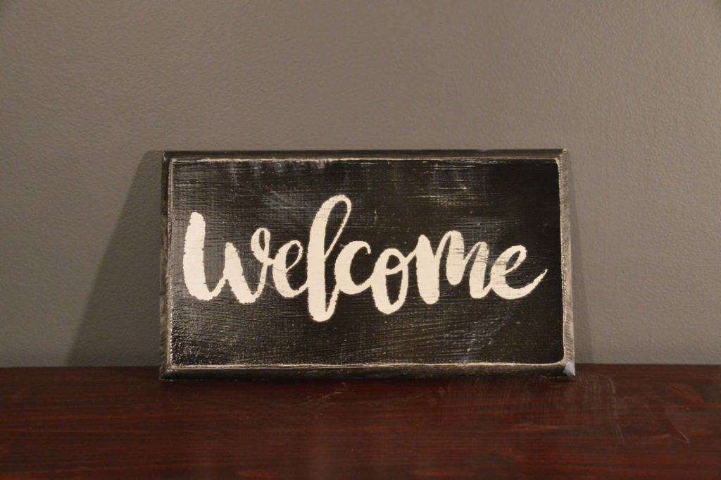 Rustic Hand Made Welcome Wooden Sign 1 – HomeSteadHow